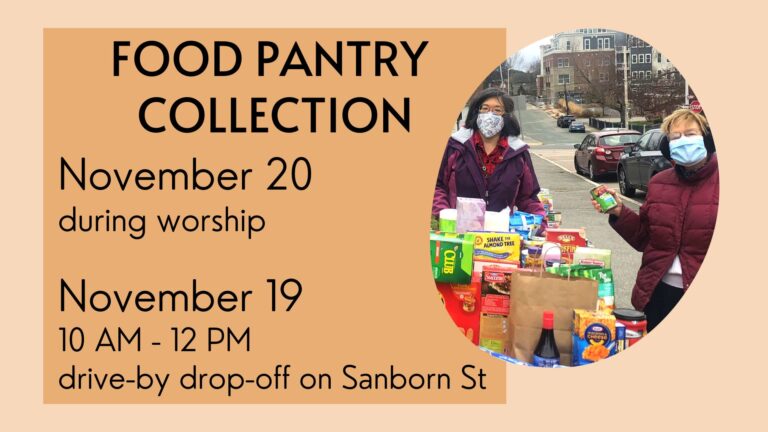 Pantry Collections – November 19th and 20th – The First Congregational ...