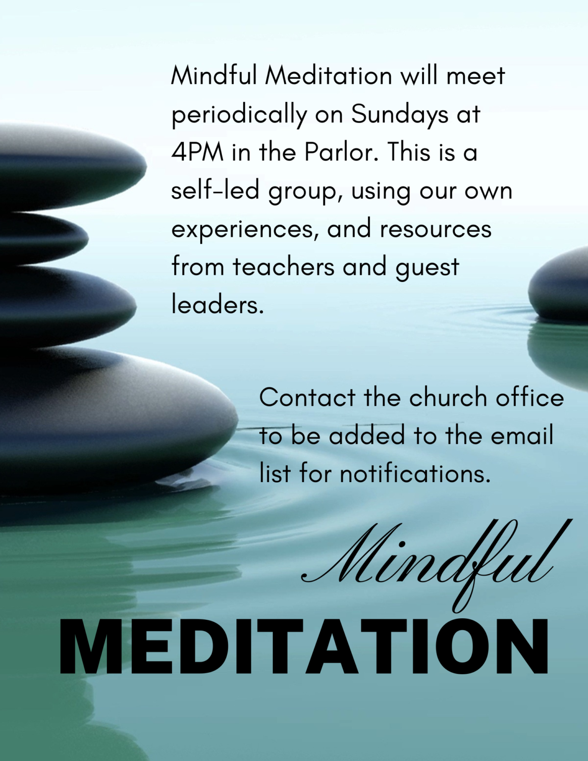 Mindful Meditation – The First Congregational Church of Reading