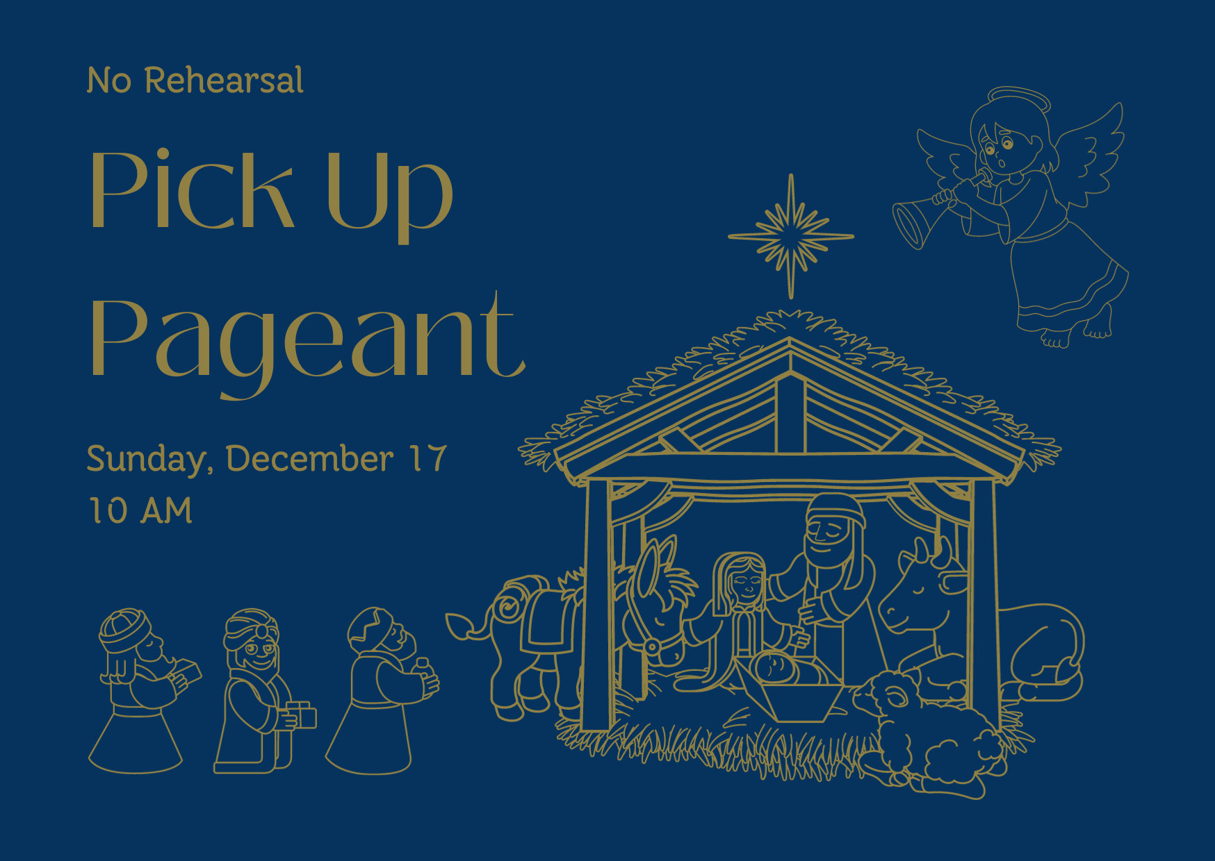 Next Intergenerational Sunday:An Unrehearsed Pick-Up Pageant! – The ...