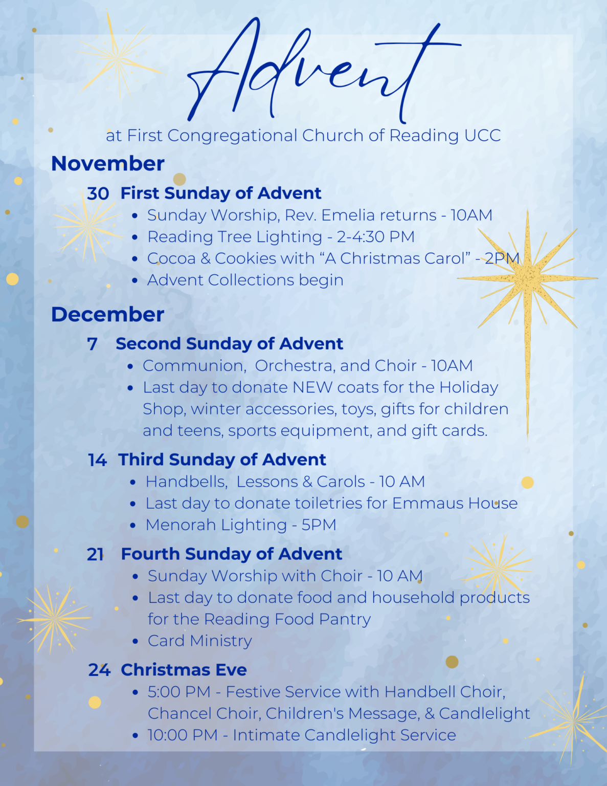 Advent & Christmas 2025 – The First Congregational Church of Reading