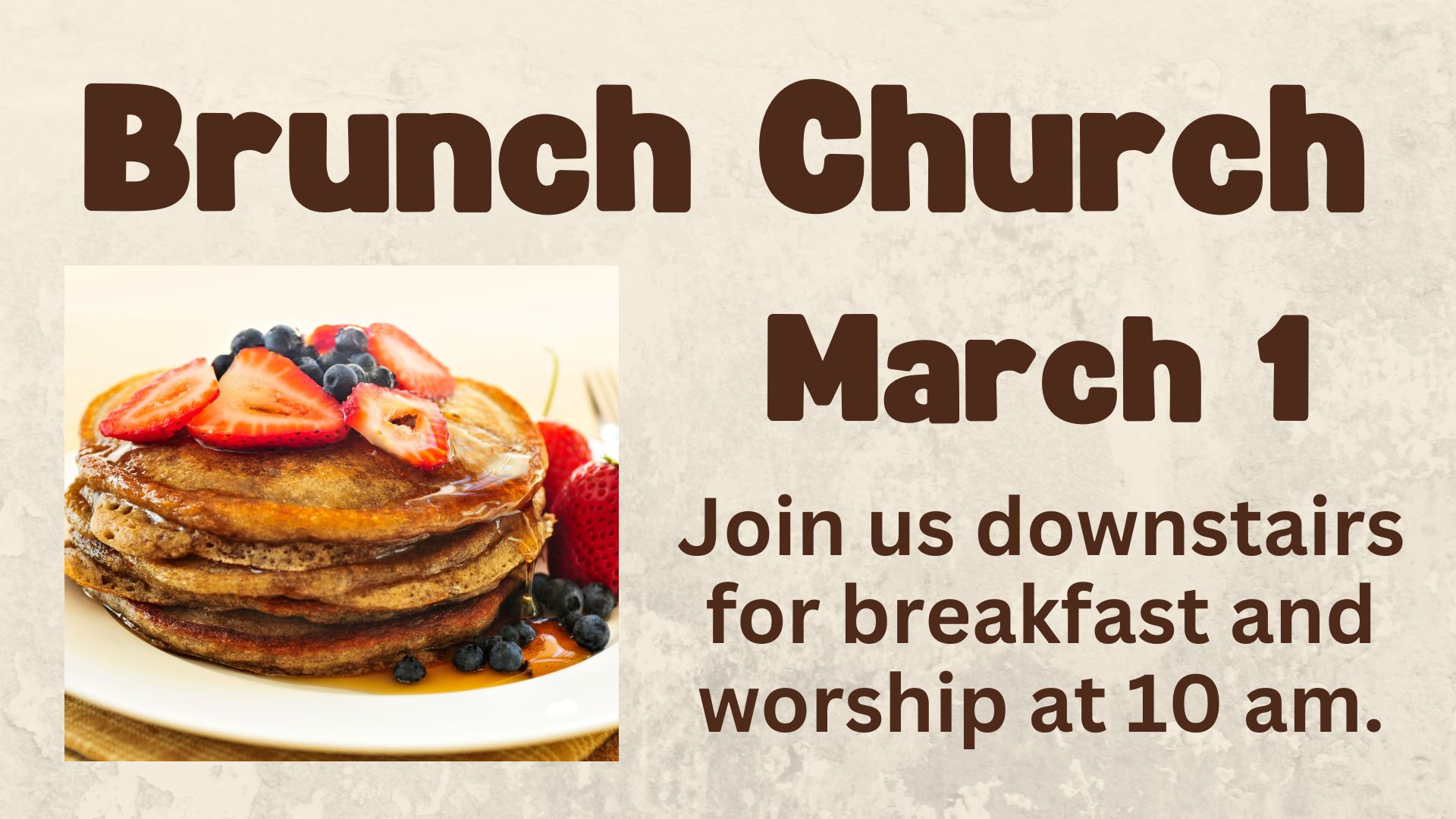 Brunch Church – The First Congregational Church of Reading